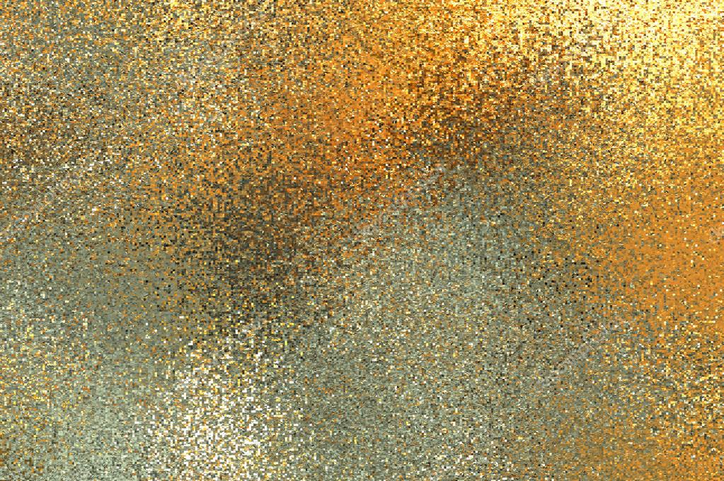 Shiny pixels movement - golden and silver nebula. — Stock Photo ... Shiny pixels movement - golden and silver nebula. — Stock Photo ...