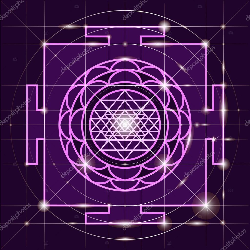 Sree Yantra. Sacred Geometry Stock Vector Image by ©mamziolzi #98346242