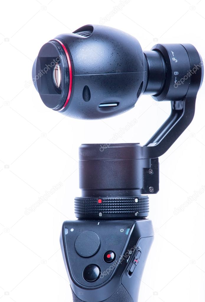 New generation of cameras with built-in electronic stabilizer — Stock ...