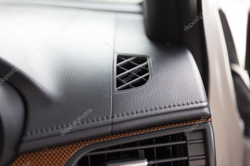 Air conditioner inside of new car — Stock Photo © psisaa #110266978