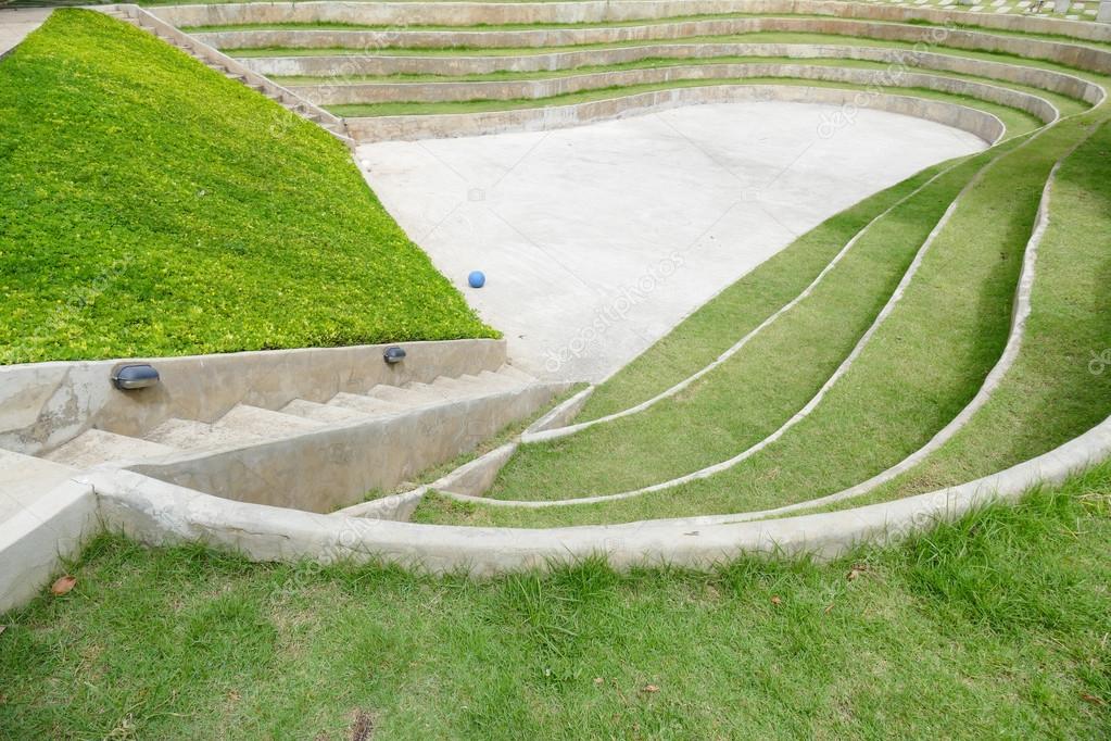 Amphitheater and outdoor stage — Stock Photo © psisaa #77348766