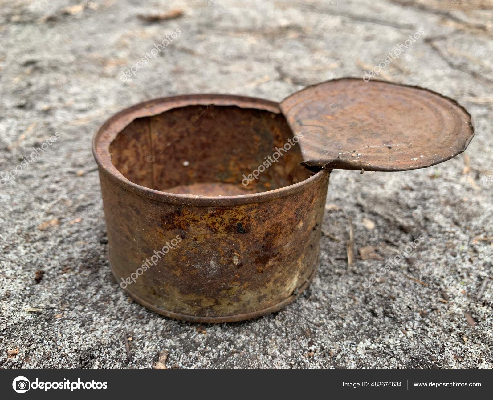 Rusty Metal Tin