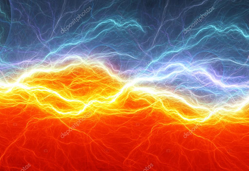 Fire And Ice Abstract