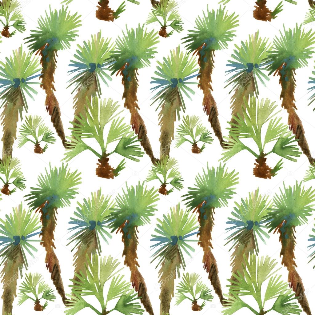 Palm trees pattern — Stock Photo © olies #106223396