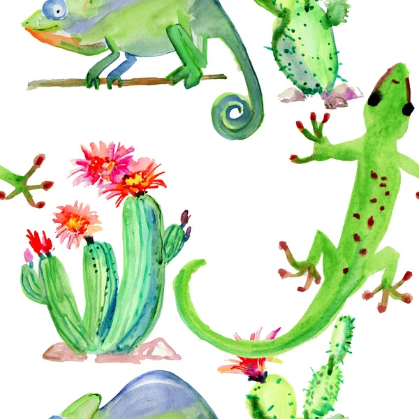 Clip art with chameleons Stock Photos, Royalty Free Clip art with ...