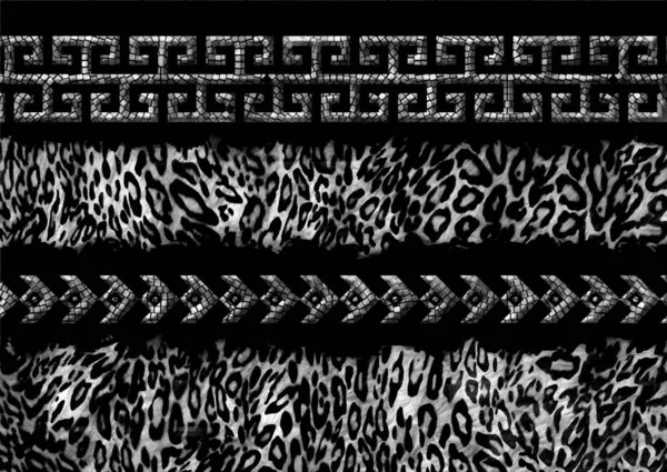 abstract exotic animal skin pattern with fabric texture - Stock Image ...