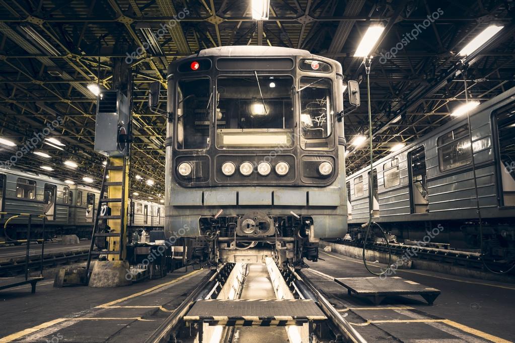 Subway Train Front View