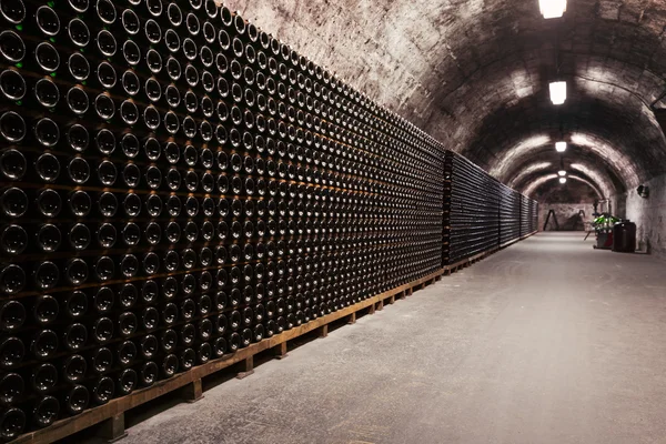 Beverage storage cellar, barrels — Stock Photo © maroti #58105645