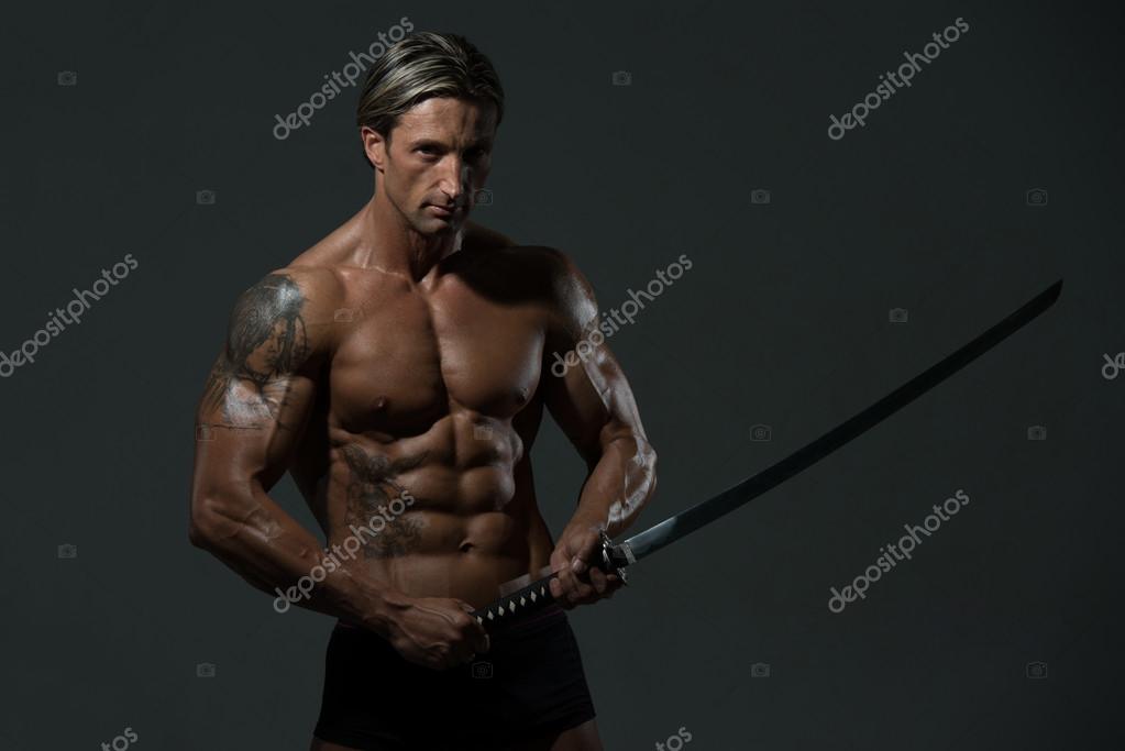 Gammel Samurai Kriger Storserien "Shogun" Sammenliknes Med "Game Of