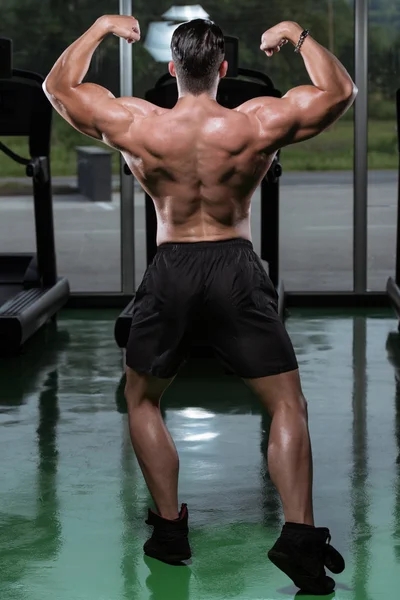 Male Bodybuilder Flexing Muscles - Stock Image - Everypixel