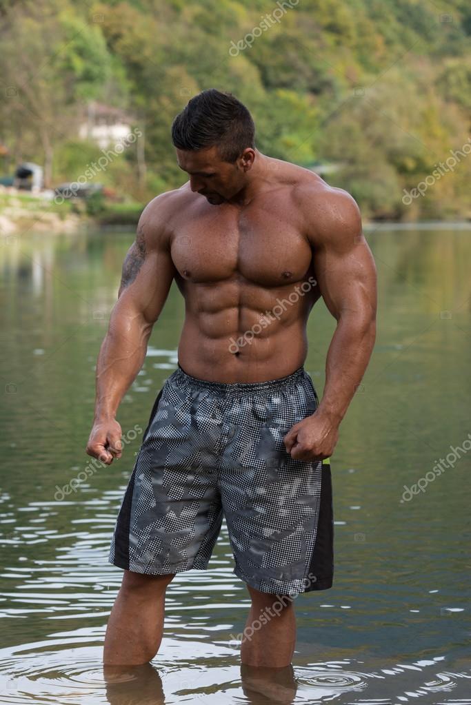 Bodybuilder Showing His Well Trained Body Stock Photo by ©ibrak 63715671
