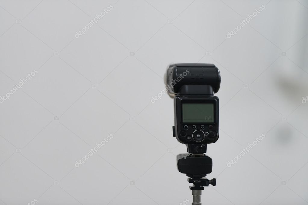 Camera Speedlight Flash — Stock Photo © ibrak #92667216