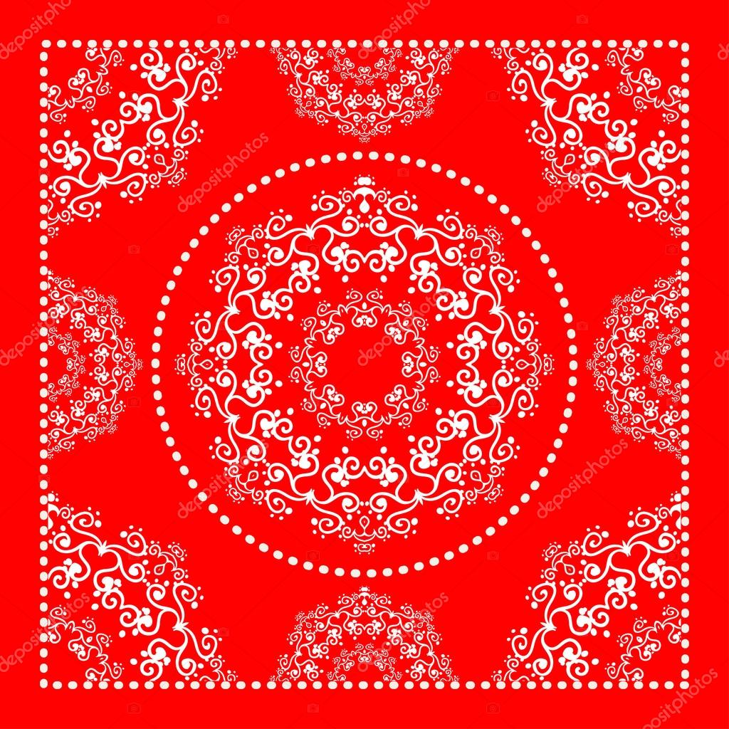 Fondo de paliacate rojo — Vector de stock © ilonitta #72234313