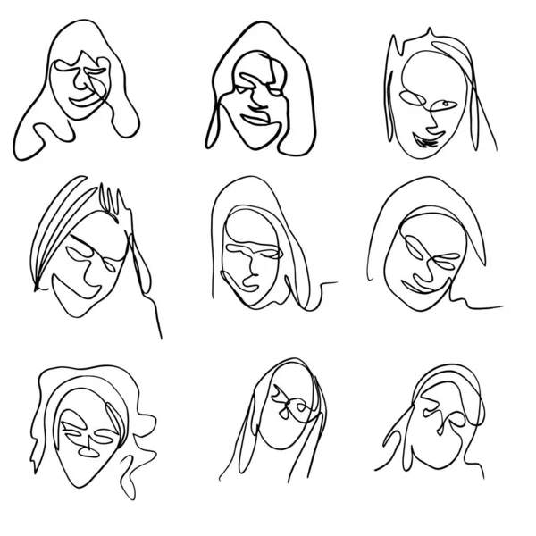 Dibujos caritas imágenes de stock de arte vectorial | Depositphotos