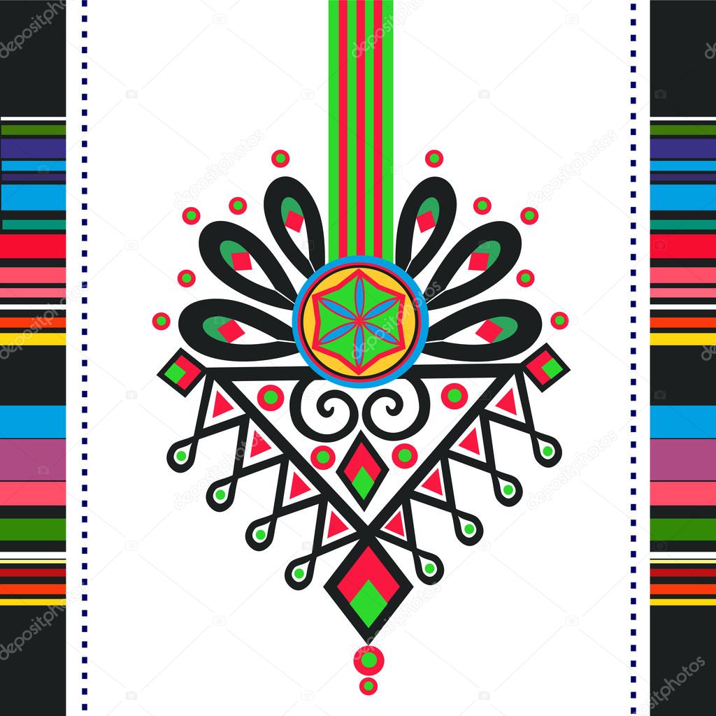Polish folk - parzenica — Stock Vector © Bridzia #64867697