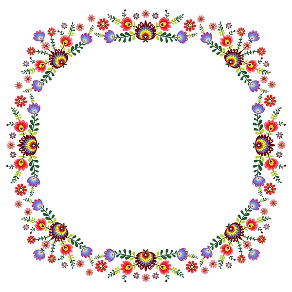 Pattern folk - frame Stock Vector by ©Bridzia 78466962
