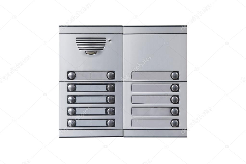 Intercom isolated on white background Stock Photo by ©Sergiy1975 87092538