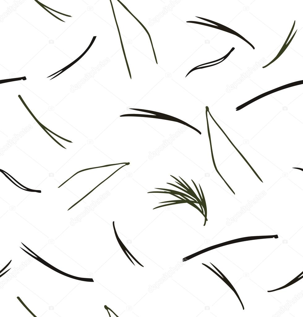 Pine needles pattern — Stock Vector © Silmen #82517690