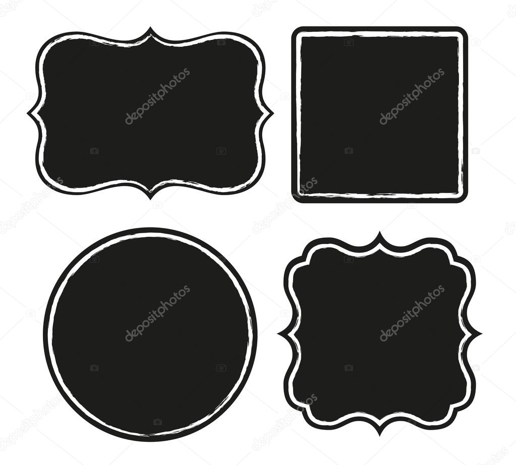 Marcos negros Vector de stock #67806981 de ©MKucova