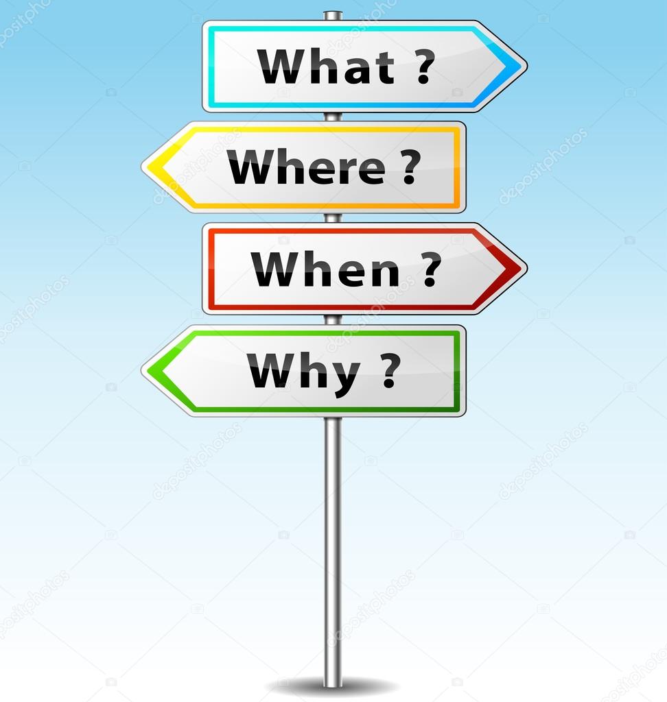 Vector questions signs Stock Vector by ©nickylarson 53669187