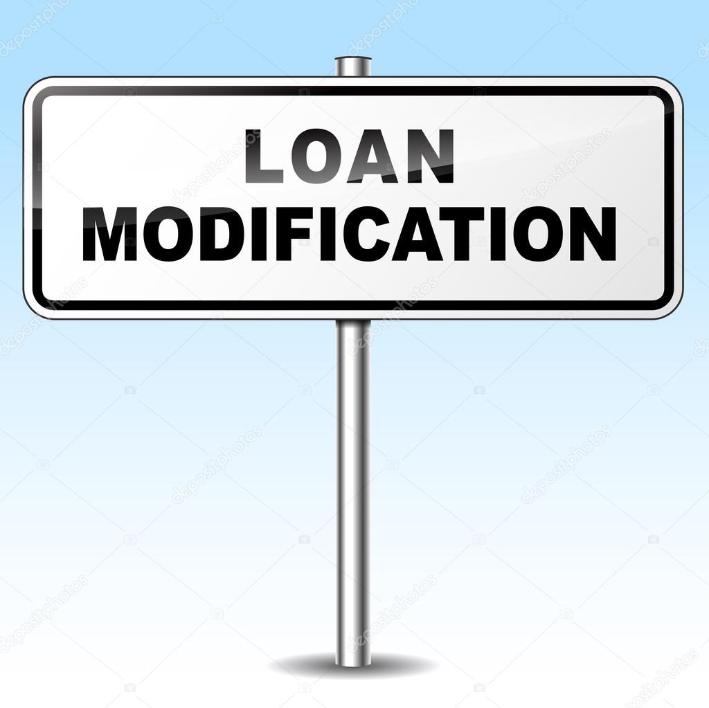 Loan modification sign Stock Vector Image by ©nickylarson #55719813