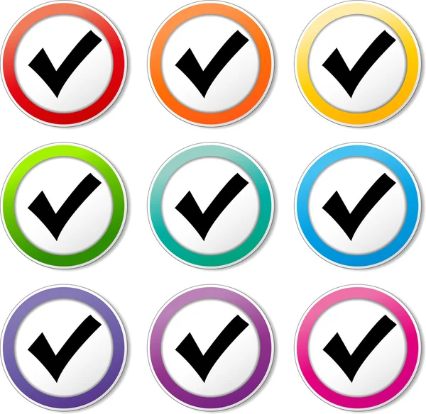 Check mark icons Stock Vectors, Royalty Free Check mark icons ...