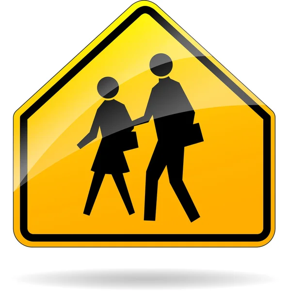 School zone icon Imágenes Vectoriales, Gráfico Vectorial de School zone ...