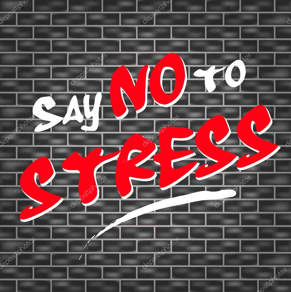 No stress graffiti Stock Vector Image by ©nickylarson #59195315