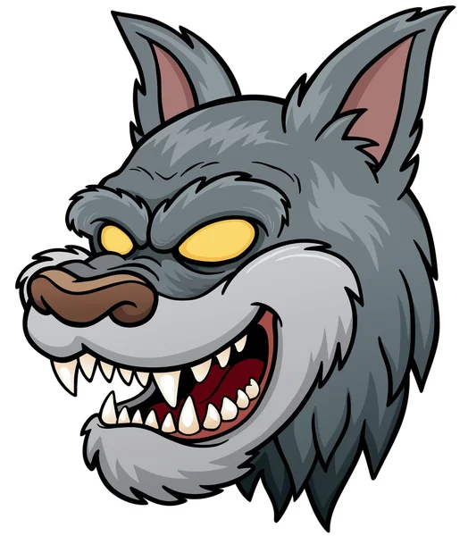 Wolf Face cartoon Stock Vector Image by ©sararoom #86892136