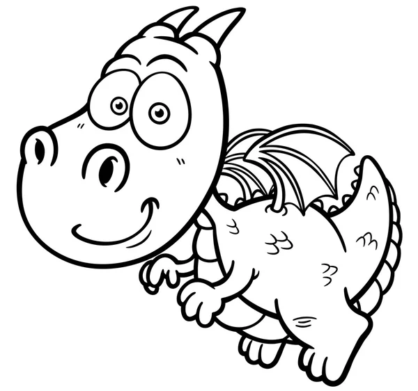 Colorir dragao Vector Art Stock Images | Depositphotos