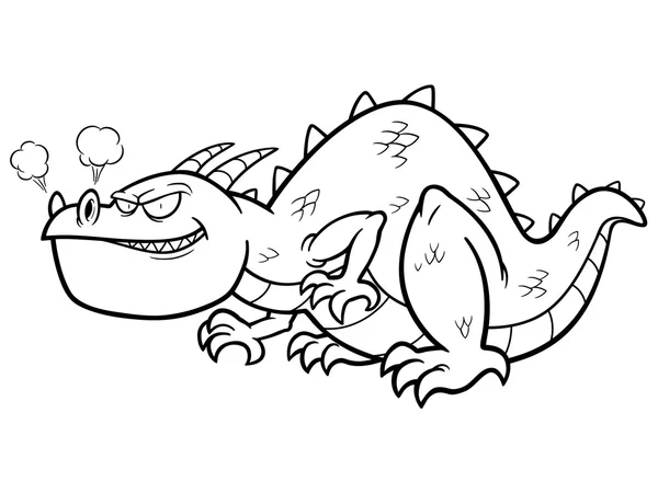 Cartoon Green Dragon Stock Vector Image by ©sararoom #88356554