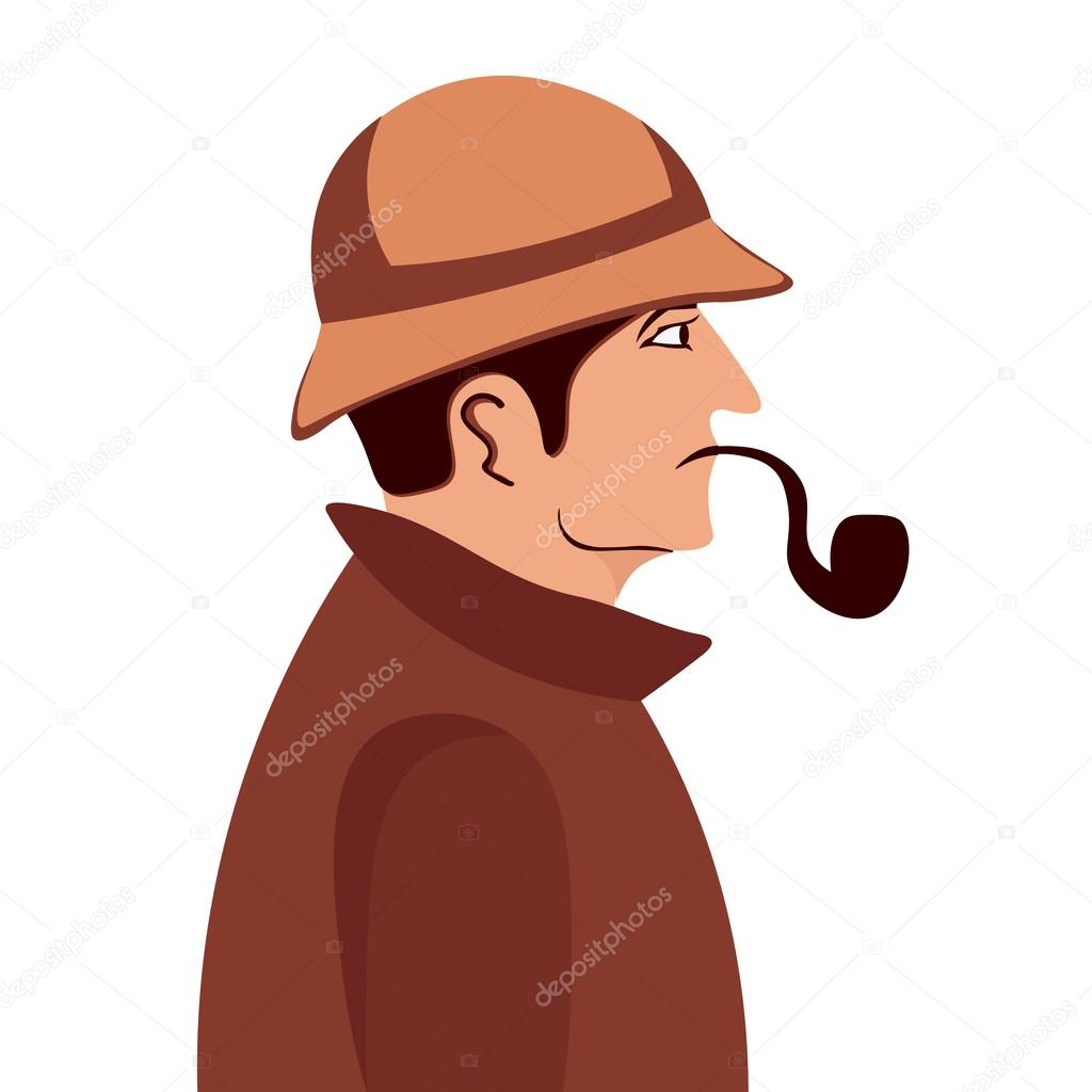 Sherlock Holmes. Detective illustration. Illustration with Sherlock ... Sherlock Holmes. Detective illustration. Illustration with Sherlock ...