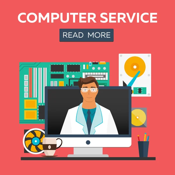 Computer shop Vector Images | Depositphotos