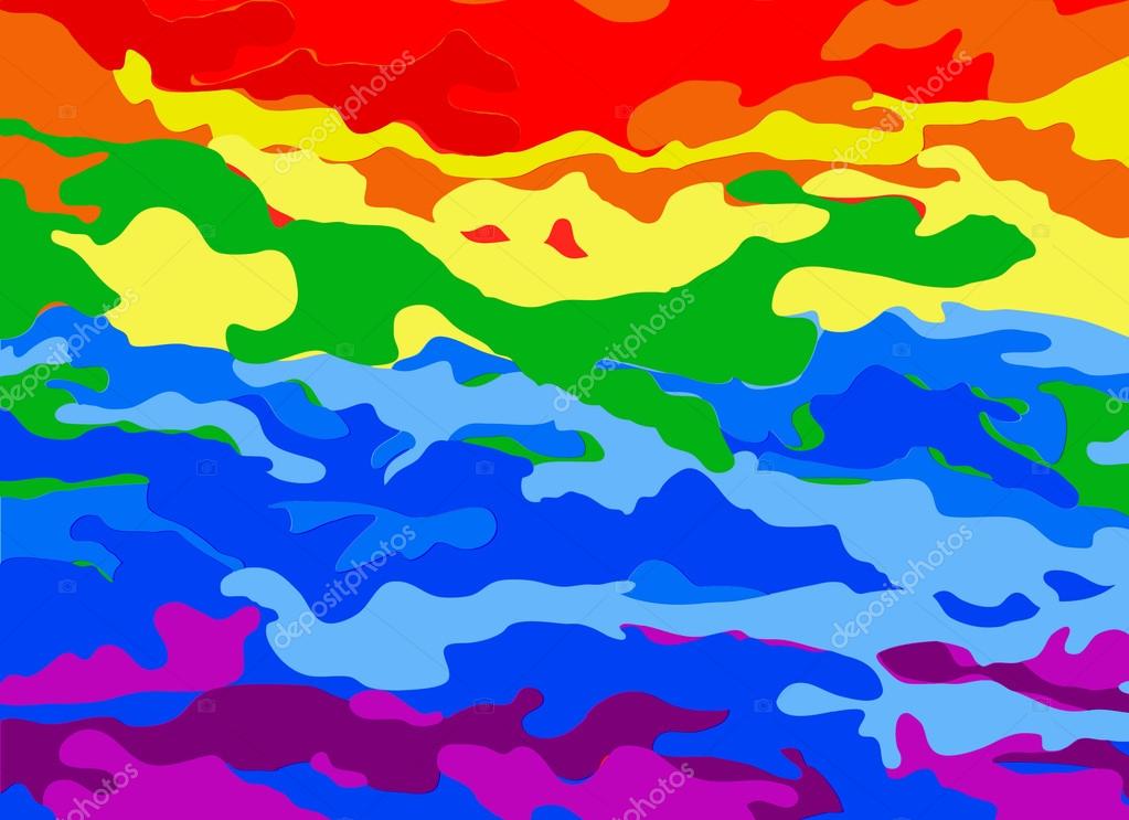 Rainbow camouflage background Stock Photo by ©Julia5 94846804