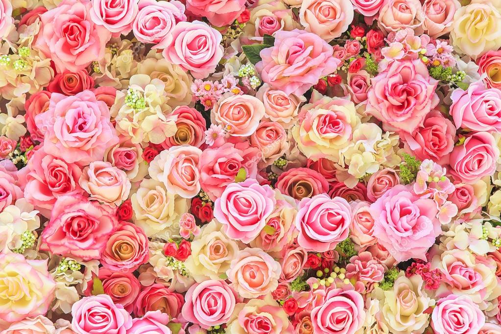 Beautiful colorful roses — Stock Photo © Naypong #114551170