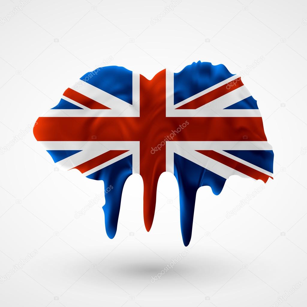 UK flag painted colors Stock Vector Image by ©MarynaBolsunova #58515509