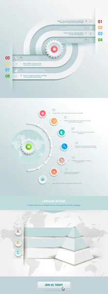 Infographie monaco imágenes de stock de arte vectorial | Depositphotos