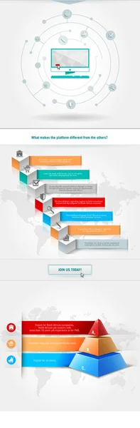 Infographics element with pyramid Stock Vector Image by ...