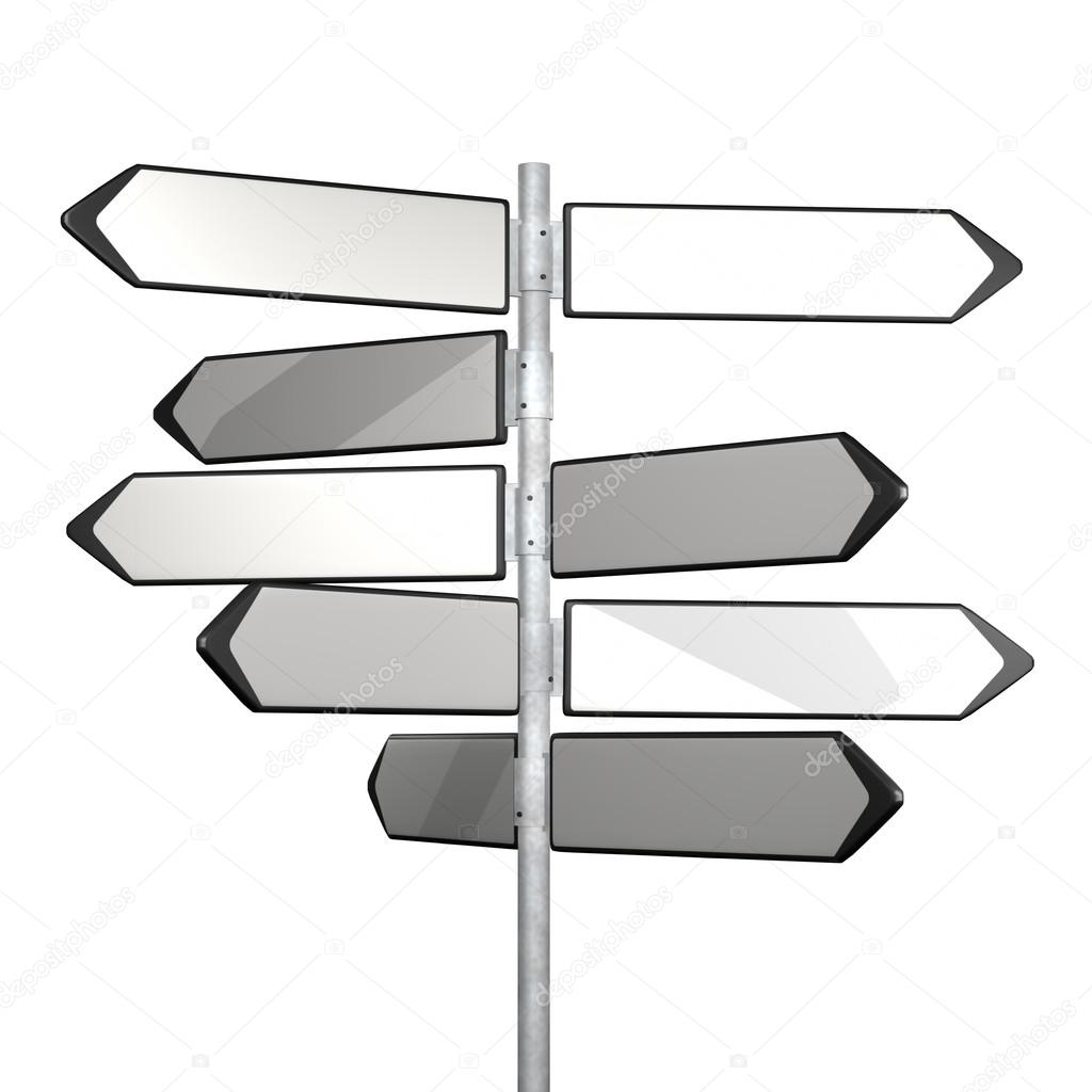 White directionl signs Stock Photo by ©silvanoaudis 66067589