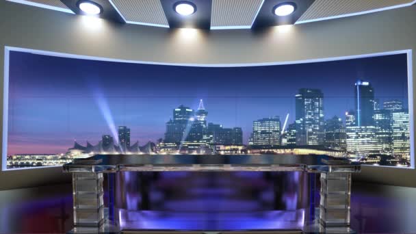 Virtual Television Studio Background — Stock Video © mus_graphic #421214396