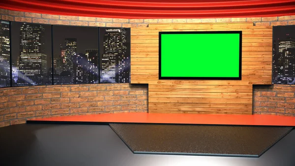 Talk Show Green Screen Backgrounds