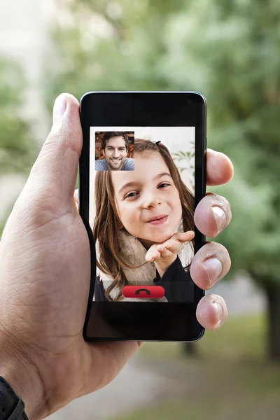 Video Call Via Smart Phone - Stock Image - Everypixel