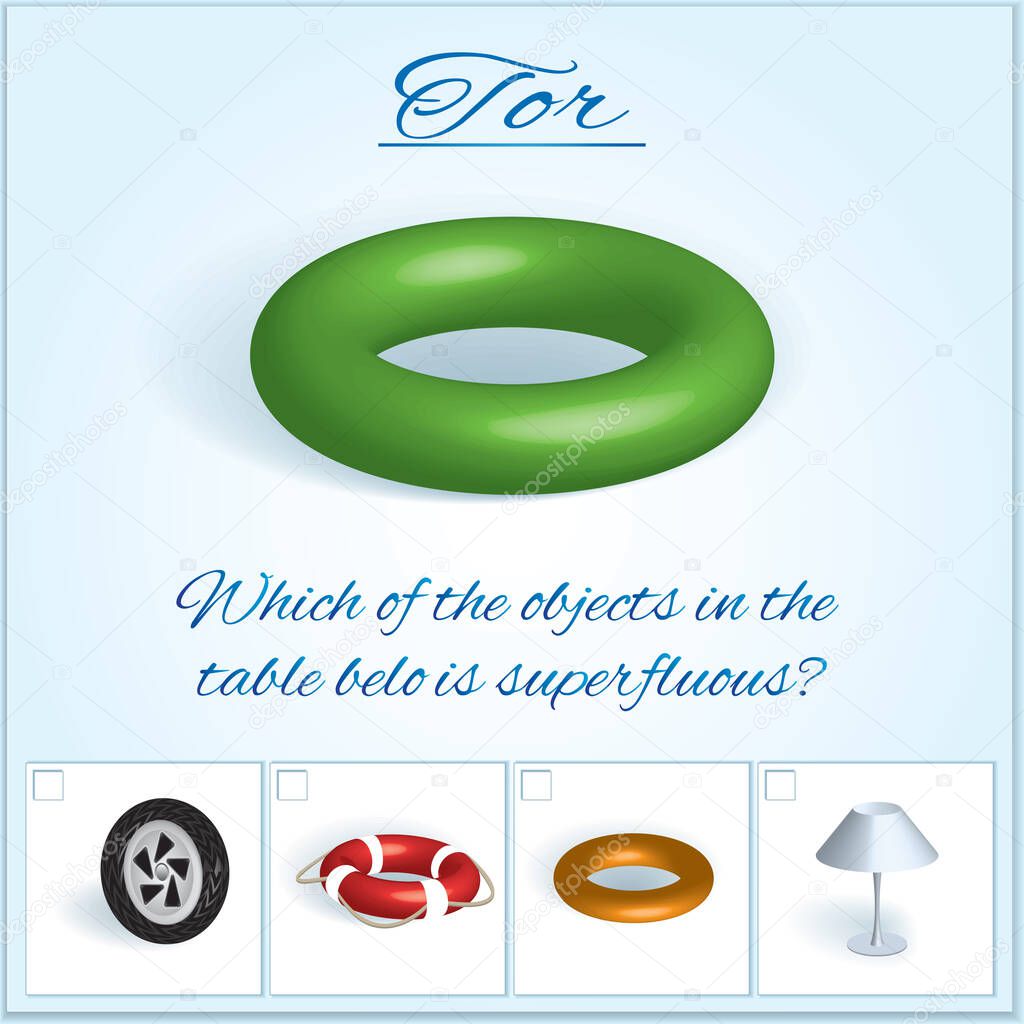 ¡Tor! Imagen de figura geométrica volumétrica con ejemplos de dicha ...
