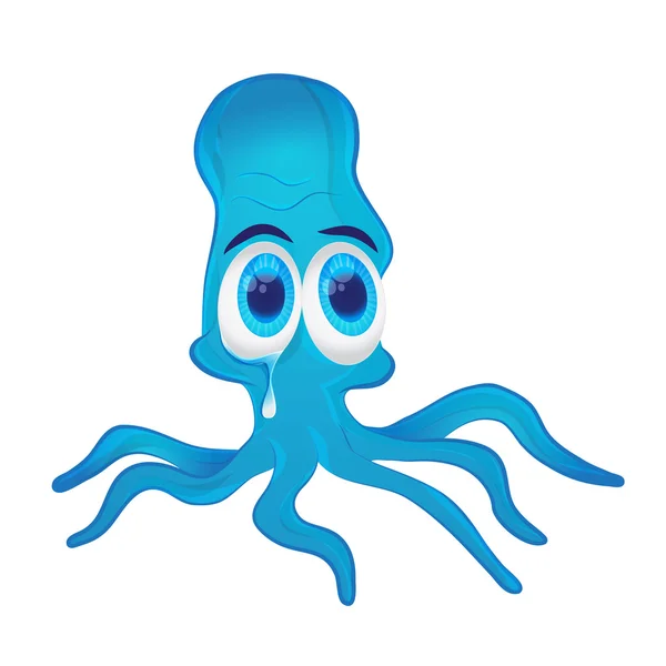 Octopus with slingshoot, illustration, vector on white backgroun Stock ...