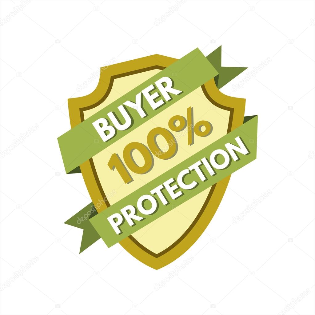 Vector protection shield Stock Vector Image by ©ribz #100125816