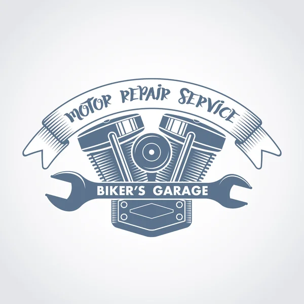 Motorcycle motor vector logo Stock Vector Image by ©ribz #118307800