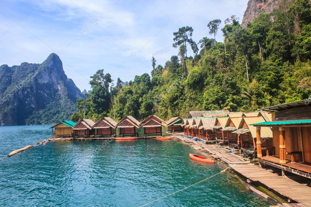 Floating residence raft Stock Photo by ©sirichai2514 70554613