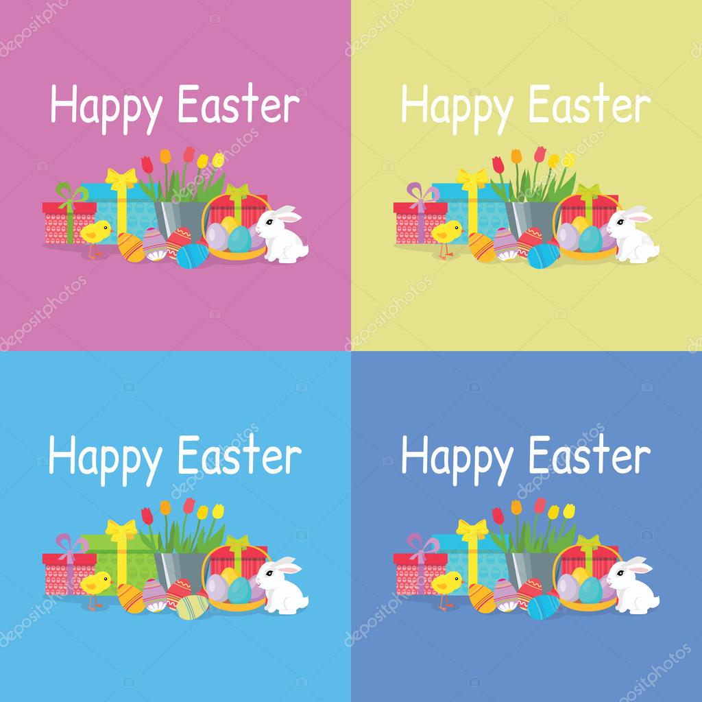 Set of Brochure Flyer Layout Easter Stock Vector Image by ©robuart ...