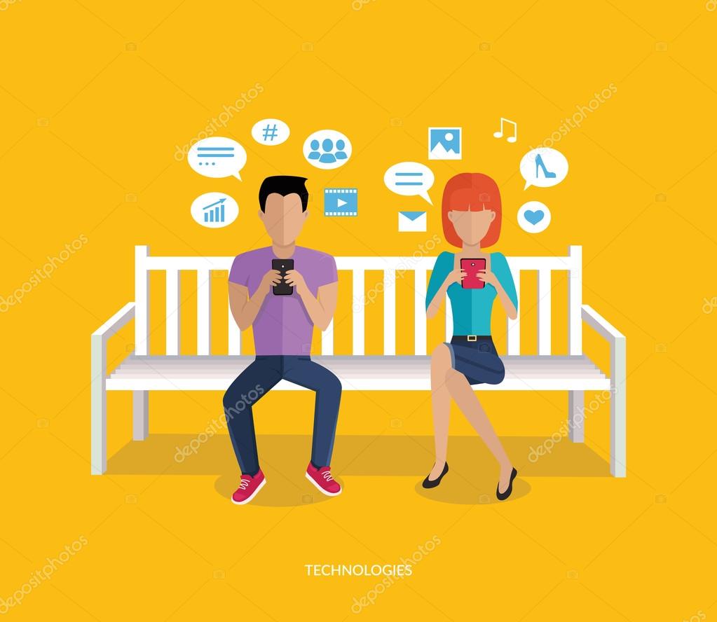 Internet Addiction Disorder Technology Stock Vector Image by ©robuart ...