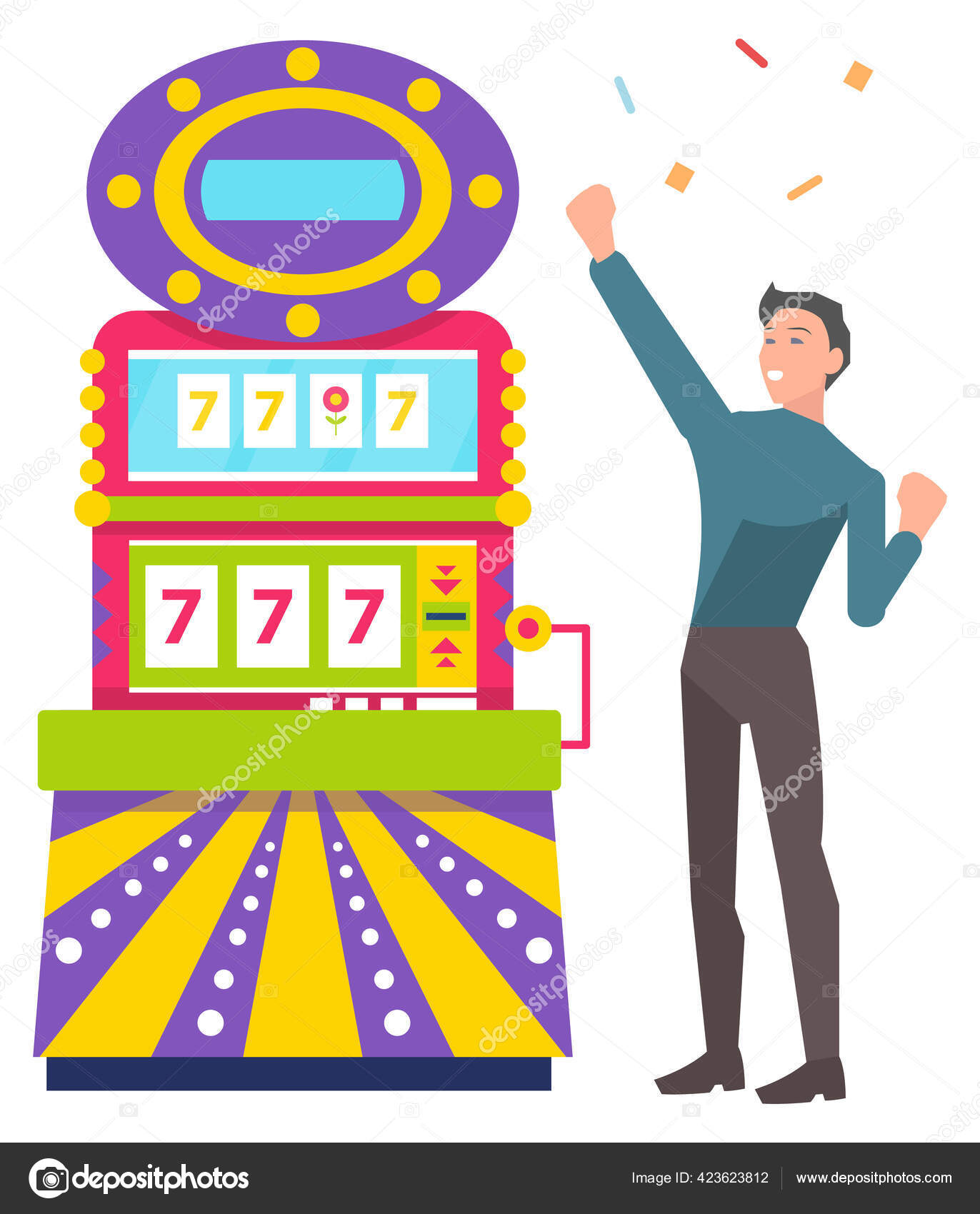 Casino Jackpot Cartoon